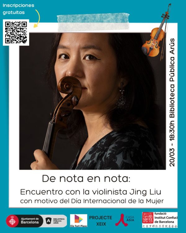 Meeting with violinist Jing Liu: "From note to note" - Casa Asia